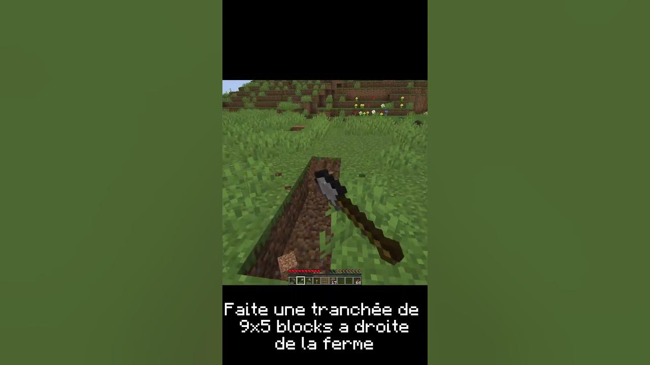 tuto FERME a FER en 60 sec sur minecraft java #minecraft # ...