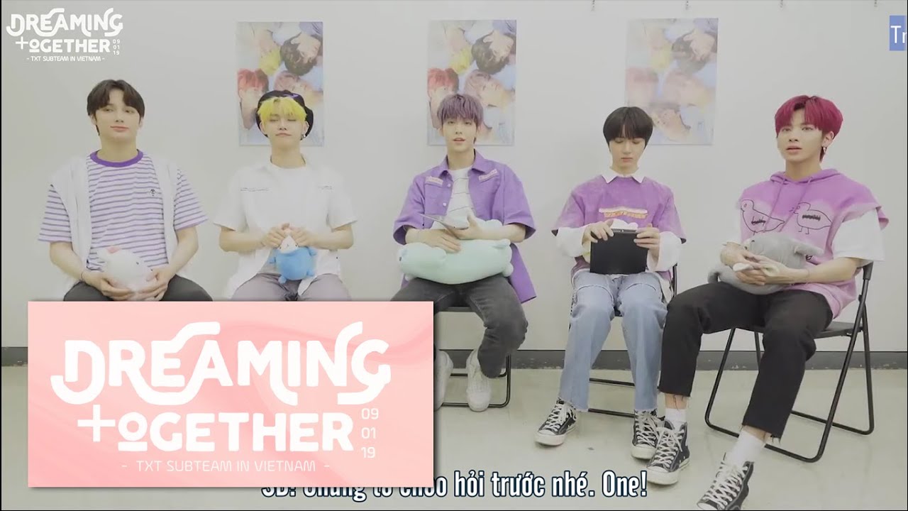 [TXT-Vietsub] TXT Online Mini Fan Meeting (with MOA) - YouTube