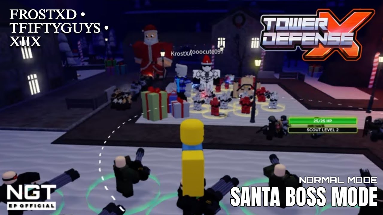 FrostXD, TFiftyGuys & XIIX - Tower Defense X : Santa Boss Mode [NGT ...