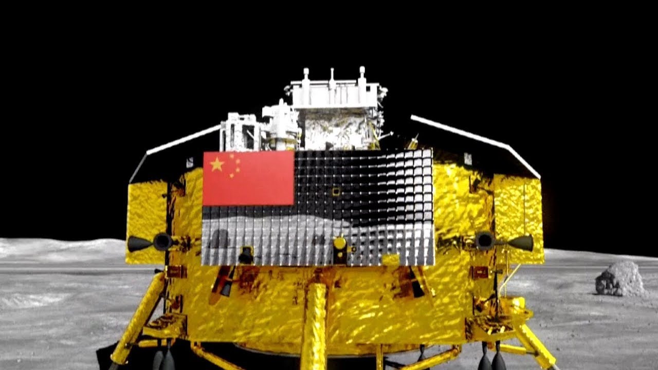 China's Chang'e 4 probe changes orbit to prepare for Moon landing - YouTube