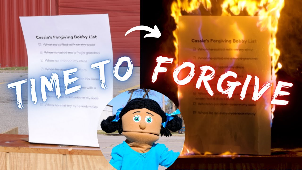 Forgiveness Object Lesson: Destroying Unforgiveness! | Christian Puppet ...