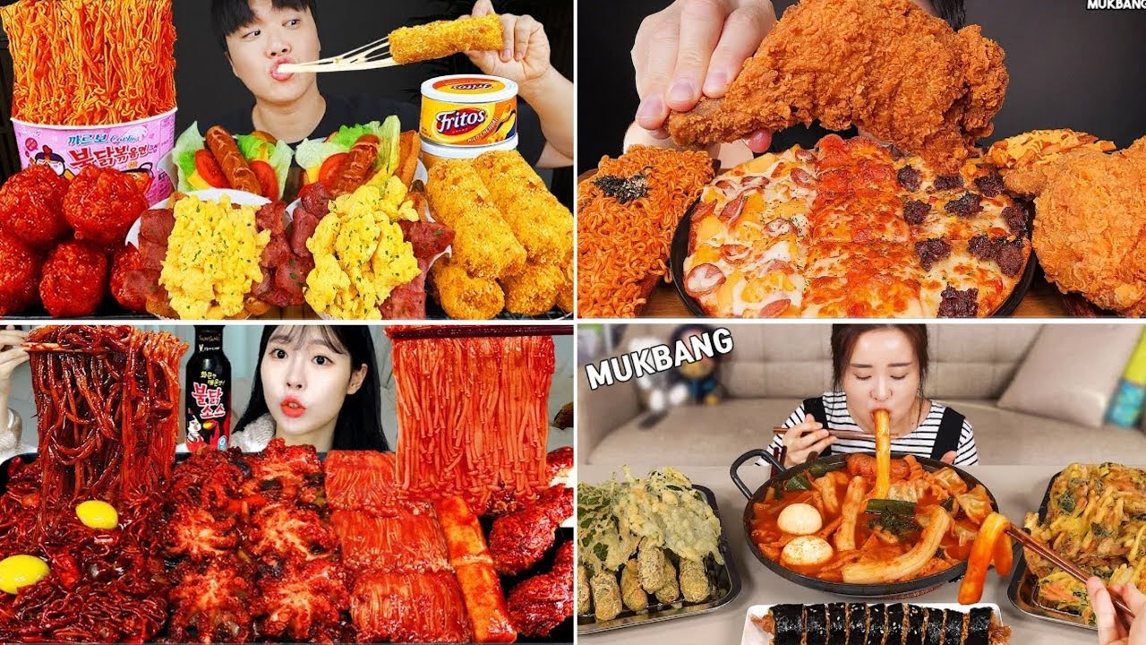 ASMR|KOREAN MUKBANGERS|EATING COMPILATION - YouTube