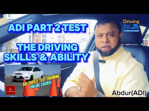 ADI Part 2 Test - The Driving Skills And Ability | ADI Part 2 Online ...