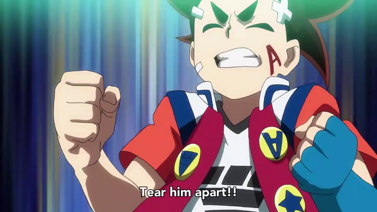 Aiga VS Lean English Sub Beyblade Burst Sparking Episode 28 - YouTube