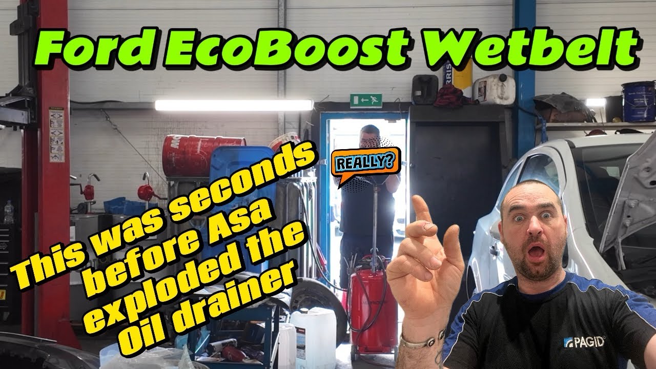 How to Replace A Ford Ecoboost Wet belt: Unbelievable Exploded Oil ...