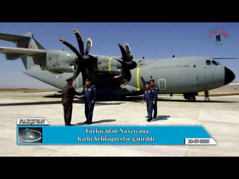 Türkiyədən Naxçıvana hərbi helikopterlər gətirildi