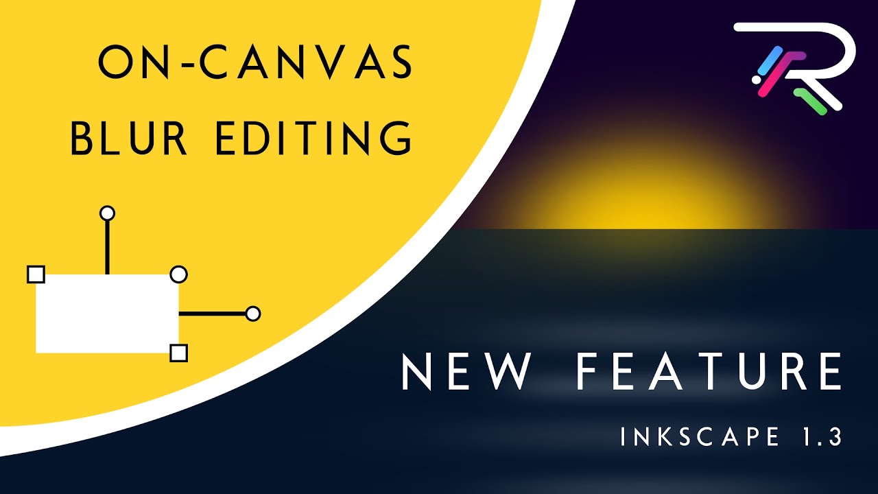 On-Canvas Blur Editing In Inkscape 1.3 - YouTube