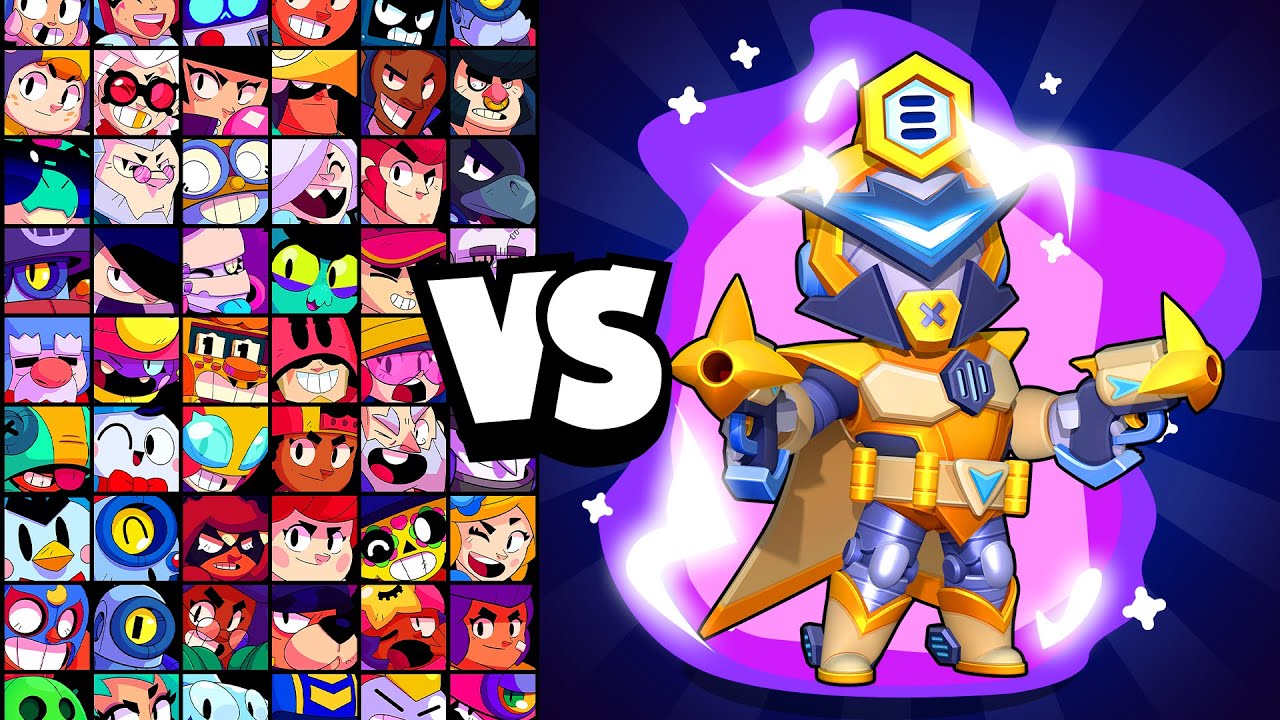 PARAGON MECHA COLT vs ALL BRAWLERS! With HYPERCHARGE! | Brawl Stars ...