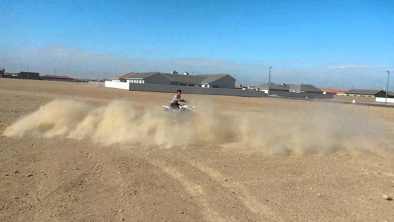 How to do "Donuts" with an ATV - YouTube