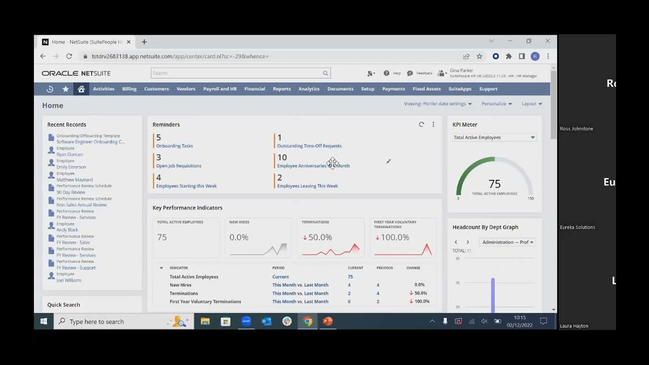 NetSuite SuitePeople HR & Performance Management Webinar - YouTube