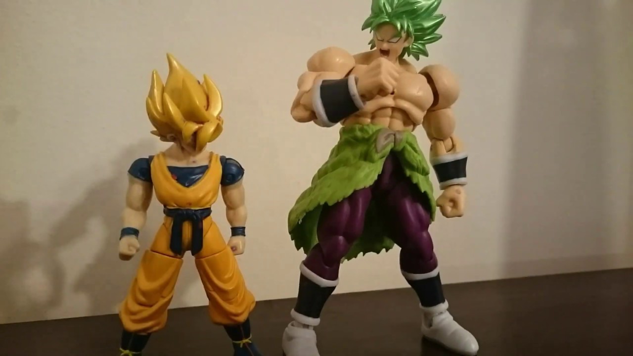 Broly punch goku stop-motion test (parody) - YouTube