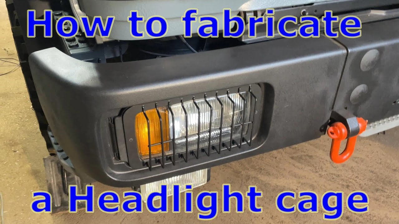 Expedition truck, how to fabricate headlight protection cages from ...