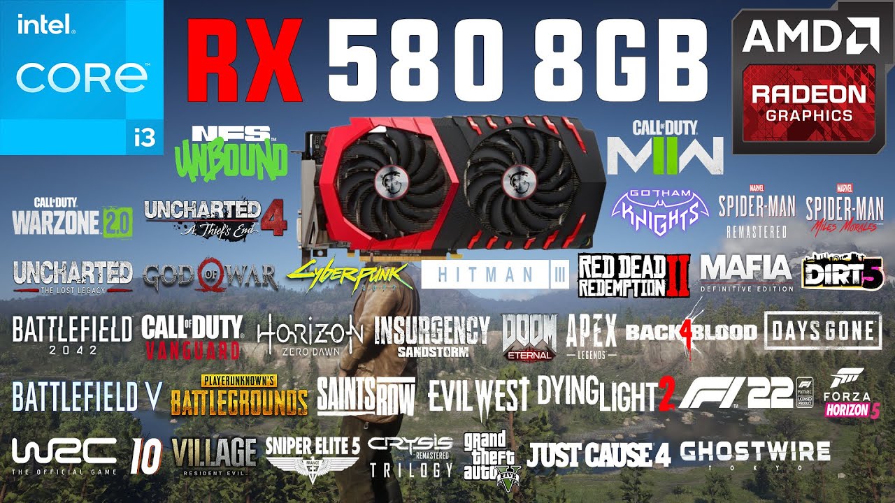 RX 580 8GB Test in 40 Games in 2022 - YouTube