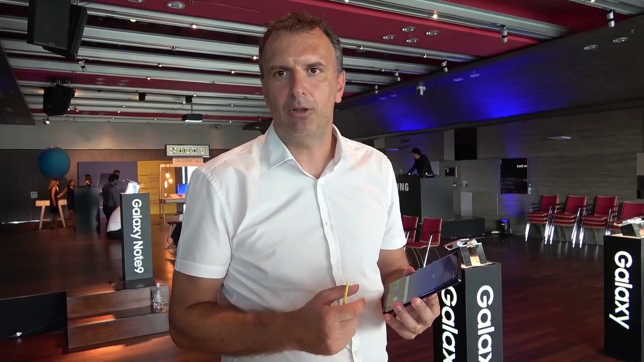 20180823 2 BERNARD PURKART SAMSUNG SLOVENIJA GALAXY NOTE9 - YouTube