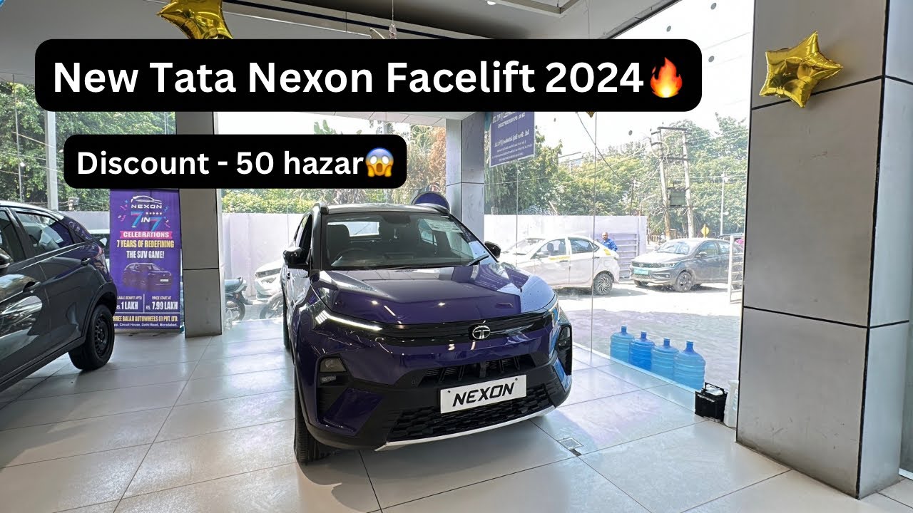 New Tata Nexon Fearless Purple 2024 - Detailed || Discount - 50k - YouTube