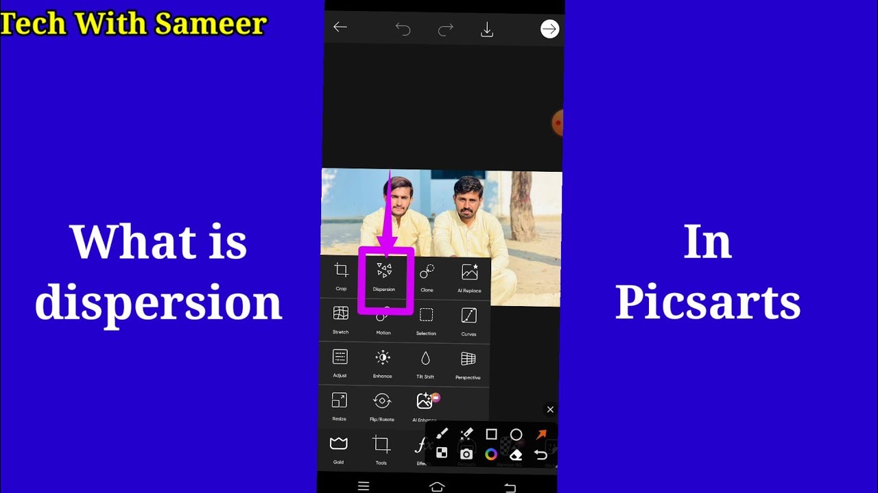 What is dispersion in pics art?|| Tech with Sameer - YouTube