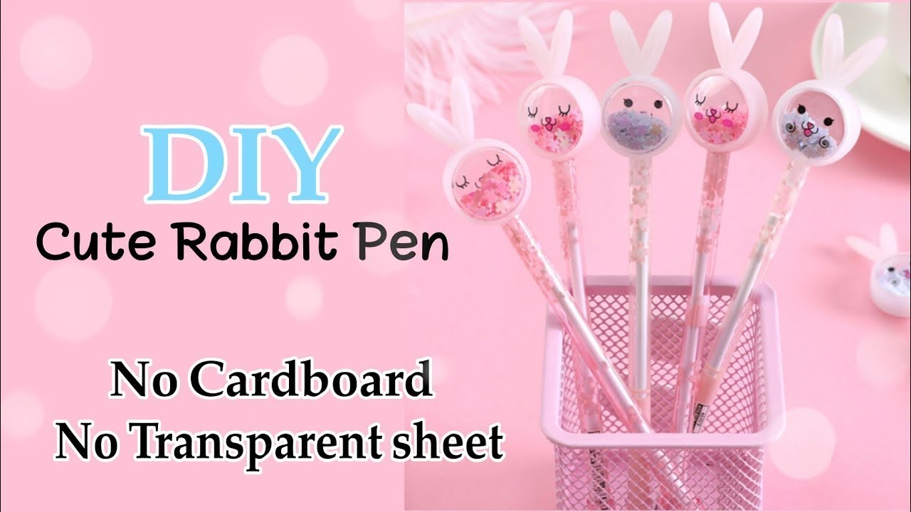 Pen decoration:Diy pen decor ideas with paper|how to make paper pen ...