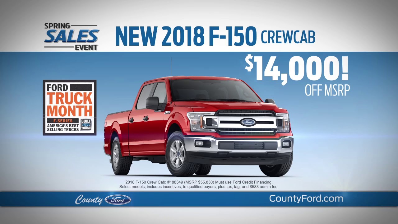 County Ford: Spring Sales Event - YouTube