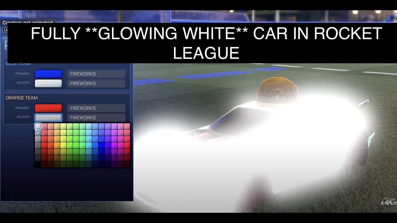 HOW TO MAKE YOUR CAR GLOW IN ROCKET LEAGUE... - YouTube