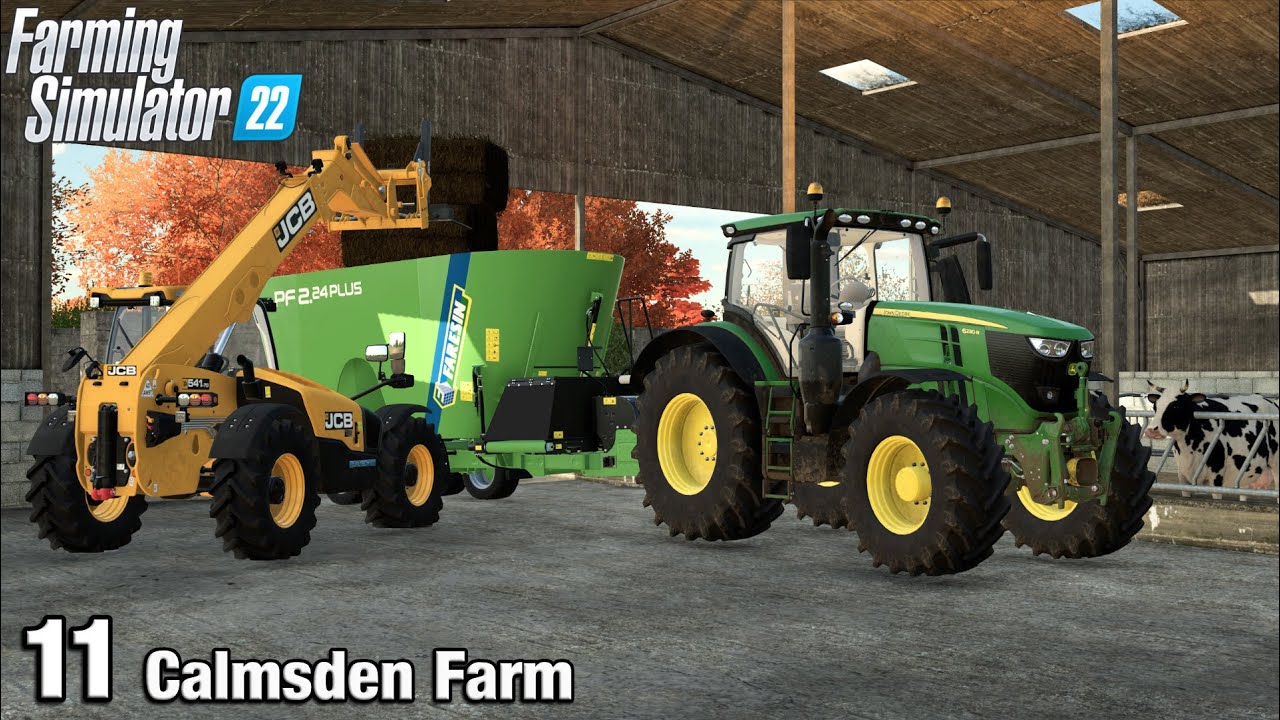 THE COWS ARRIVE AT THE FARM - Farming Simulator 22 FS22 Calmsden Farm Ep 11 - YouTube