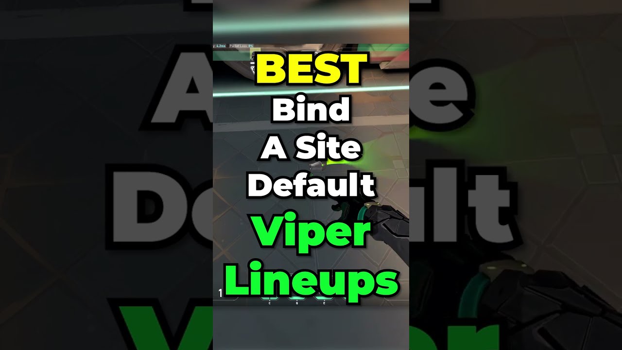 BEST Viper Lineups on Bind A Site (Valorant) #shorts #valorant # ...