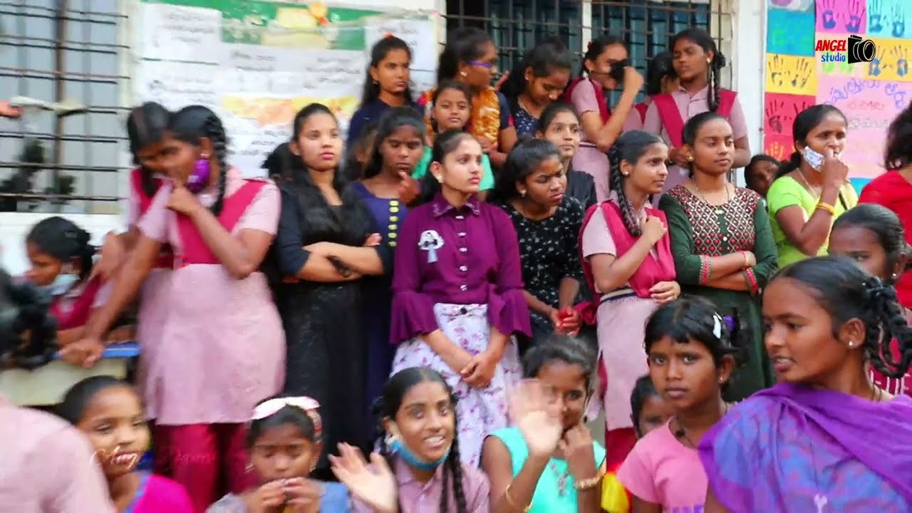 MJP Gurukula patasala Turkayamjala (Angel dangal group dance) - YouTube