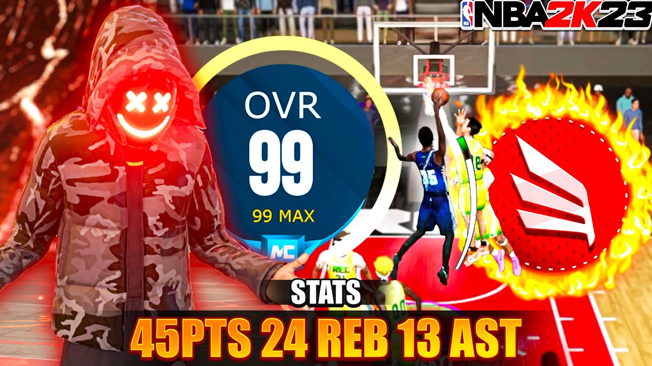 This 7' 2" CENTER with SLASHING TAKEOVER DOMINATES The REC on NBA 2K23 ...