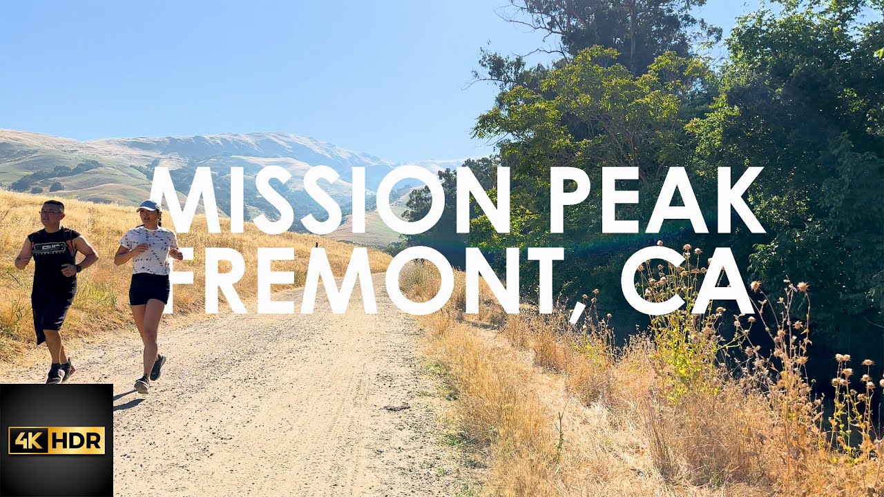 Mission Peak Trail hike up to the third viewpoint only w/rattlesnake sighting [4K HDR] 🇺🇸 - YouTube