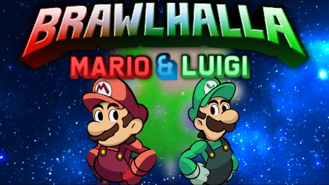 Brawlhalla - Mario and Luigi Stomp the competition - YouTube