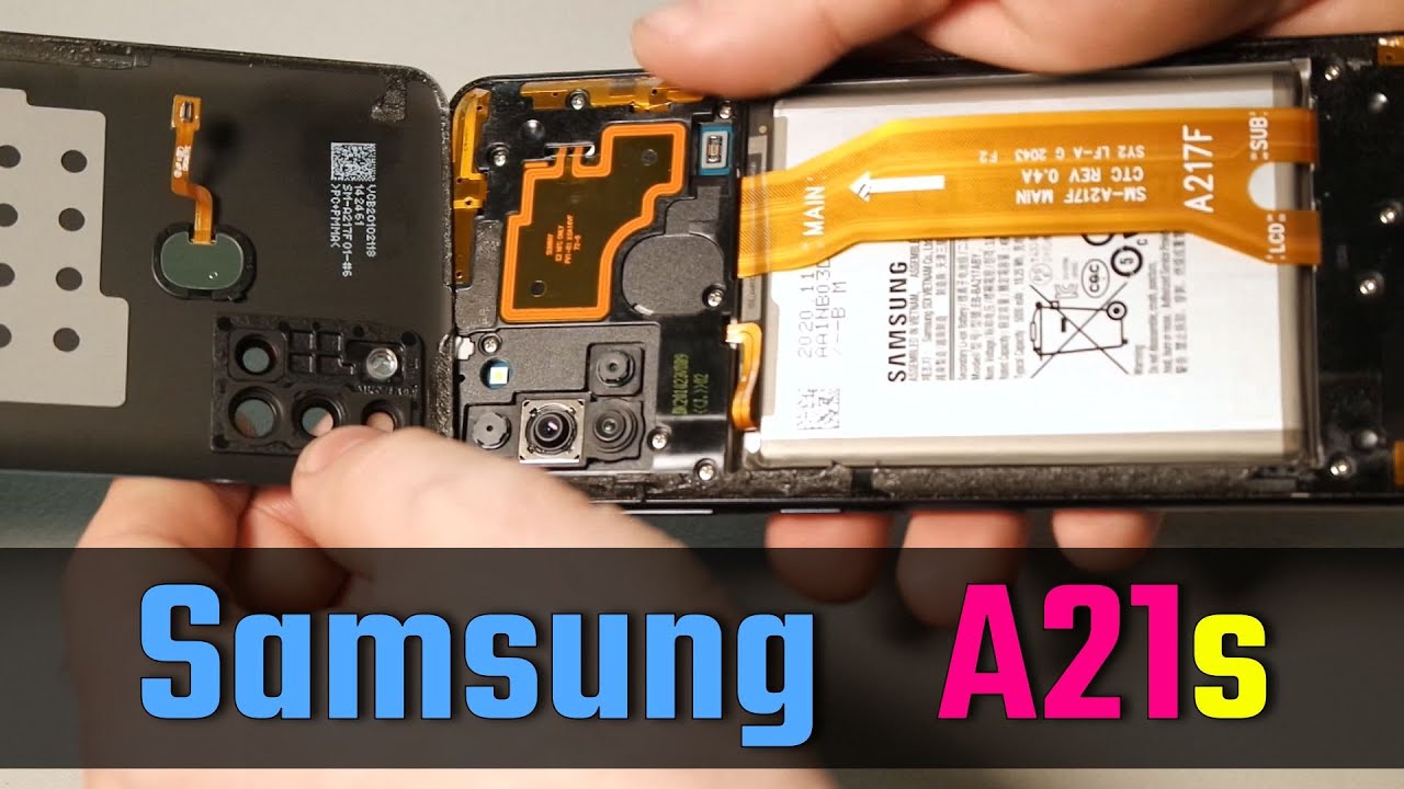 Samsung A21s (SM-A217F, SM-A217M, SM-A217N) - Disassembly / Teardown ...