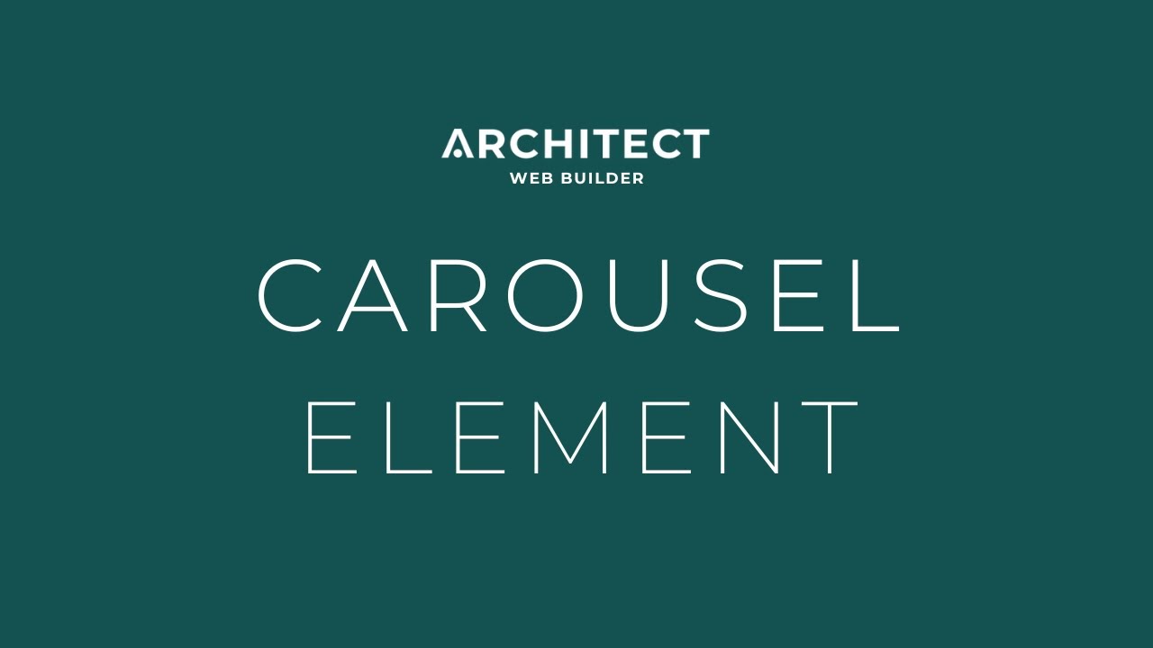 .::Architect Builder::. Carousel Element - YouTube