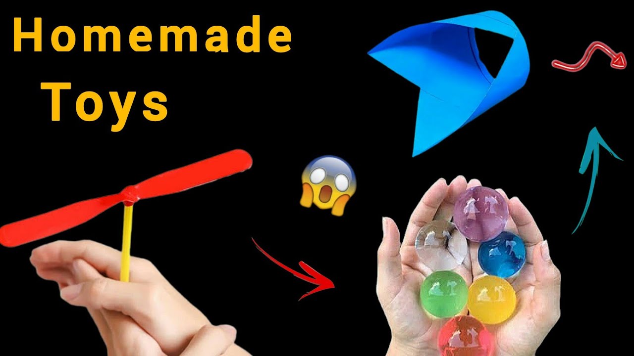 top 3 toys making | how to make paper toys | homemade toys making ...