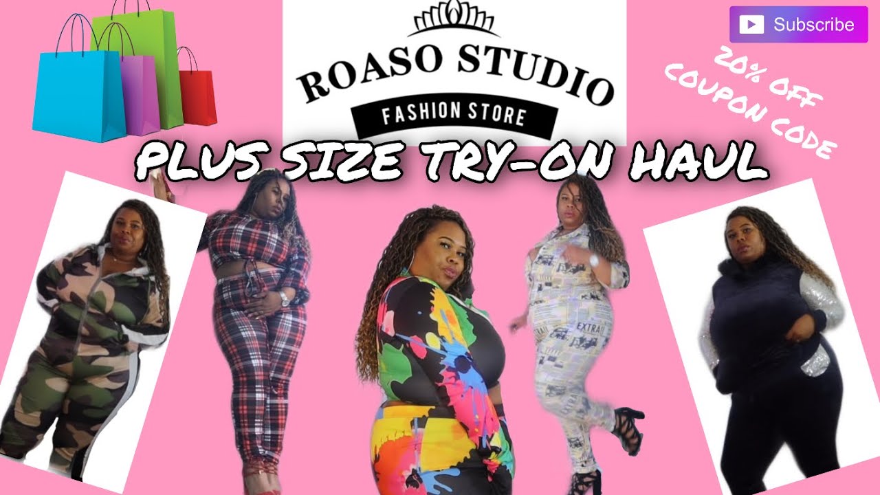 ROASO STUDIO PLUS SIZE TRY ON HAUL - YouTube