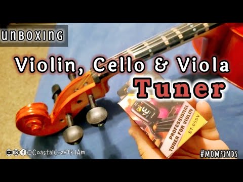 UNBOXING: TUNER for Cello, Viola and Violin @CoastalCraftFilAm - YouTube