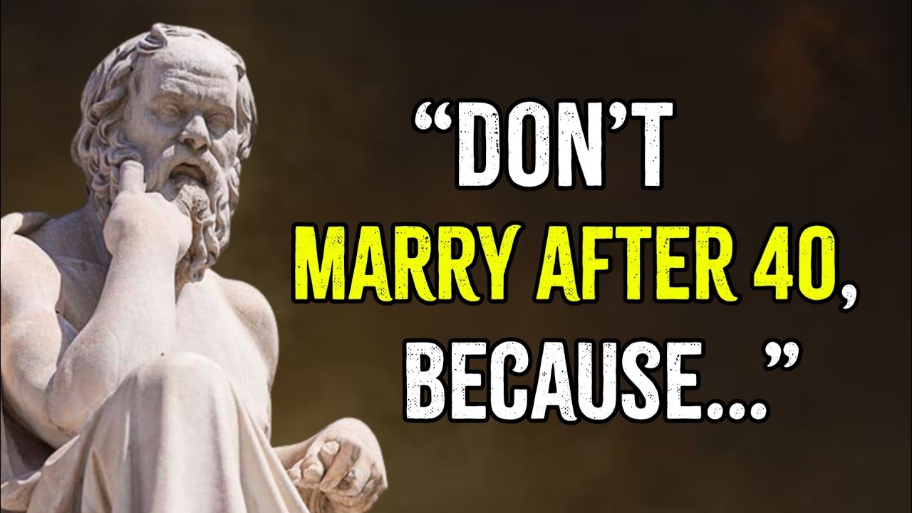 Ancient Greek Philosopher' Life Lessons Men Learn To Late In Life - YouTube
