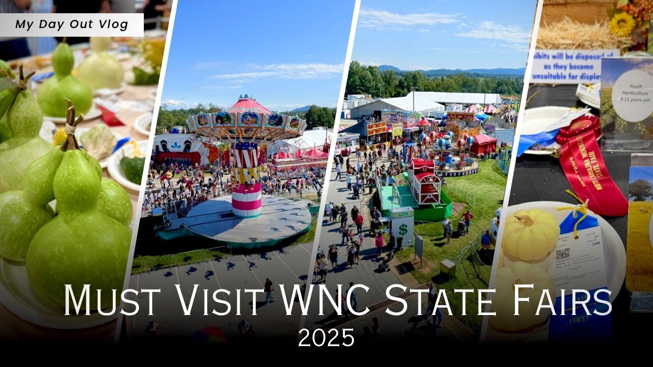 NC Mountain State Fair 2025 | Rides, Food, Heritage & Appalachian Fun🎪🍎 ...
