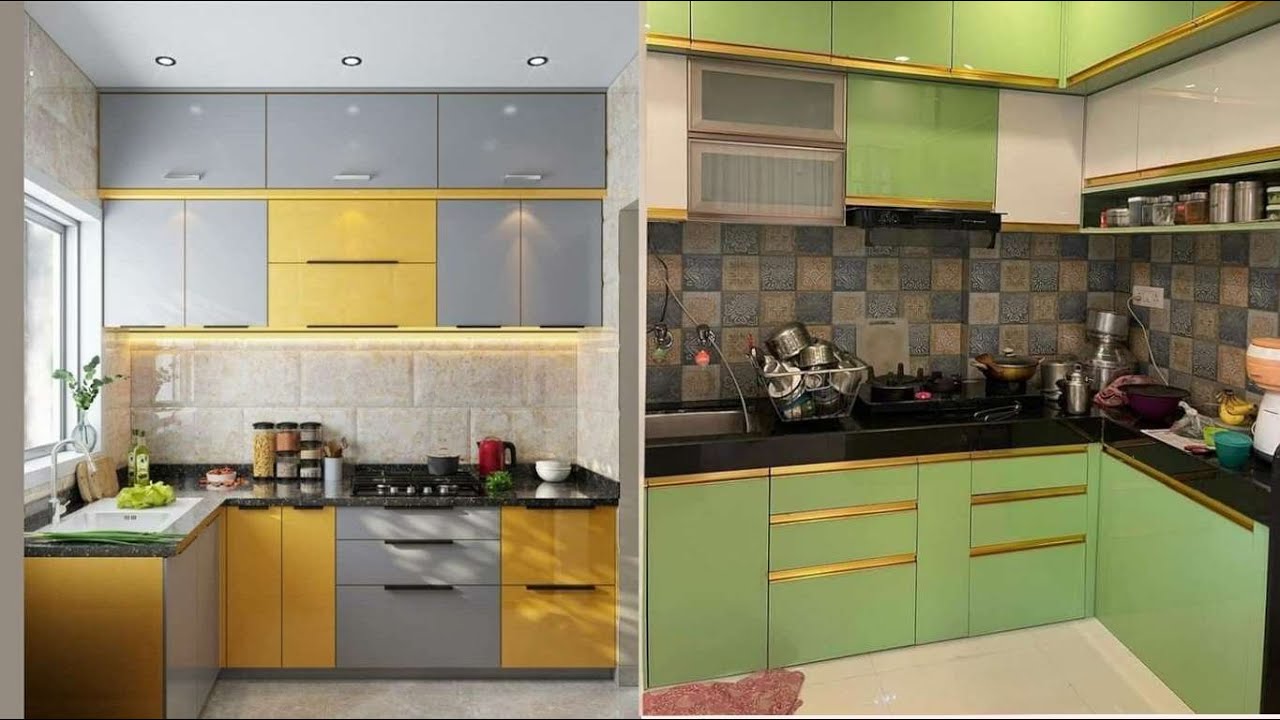 Stylish Kitchen Colorful Cabinet Design Ideas || Kitchen Cabinet ...