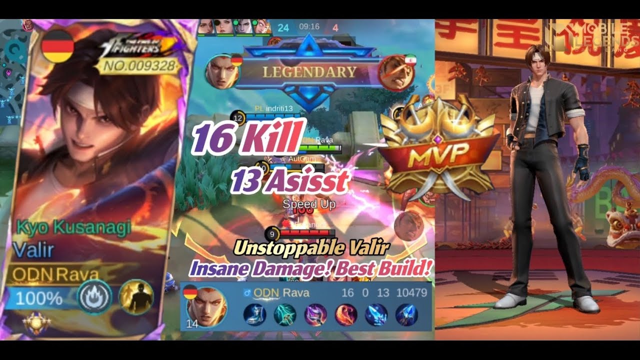 Valir's MVP: Unleashing 16 Kills with the KOF Skin - YouTube