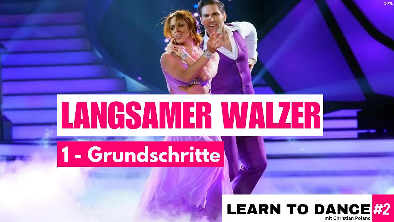 Wie geht Langsamer Walzer?👀 Grundschritt tanzen lernen🕺 - Learn to ...