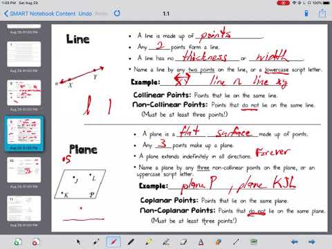 Geometry - 1.1 Basics of Geometry - YouTube