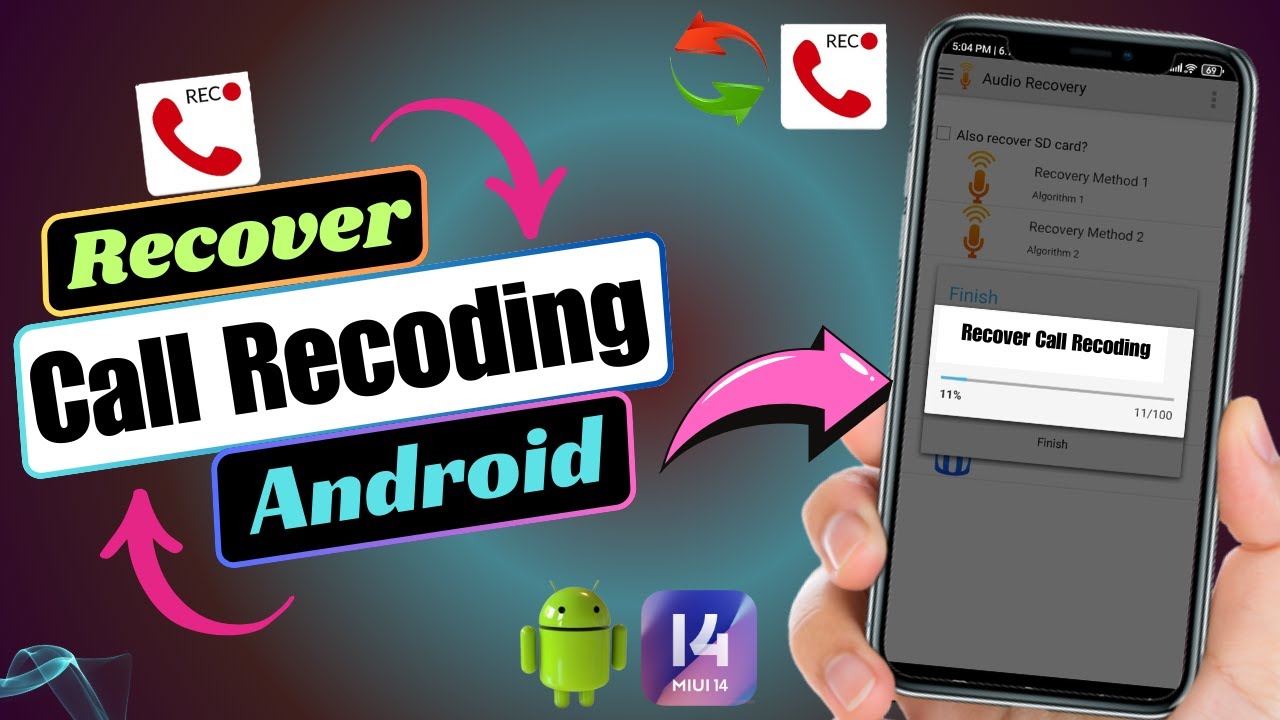 How To Recover Deleted Call Recoding On Android - YouTube