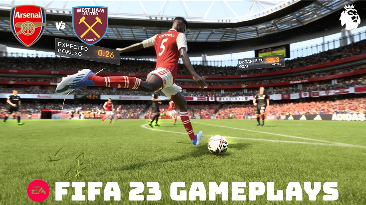 FIFA 23 | ⚽️ Arsenal v West Ham | FIFA 23 Gameplay | Premier League ...