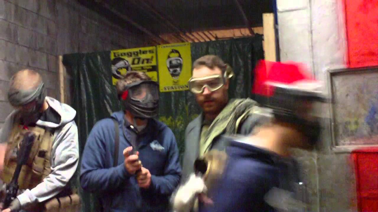 Citadel Airsoft - Holiday Game - Team Santa vs Team Grinch - YouTube