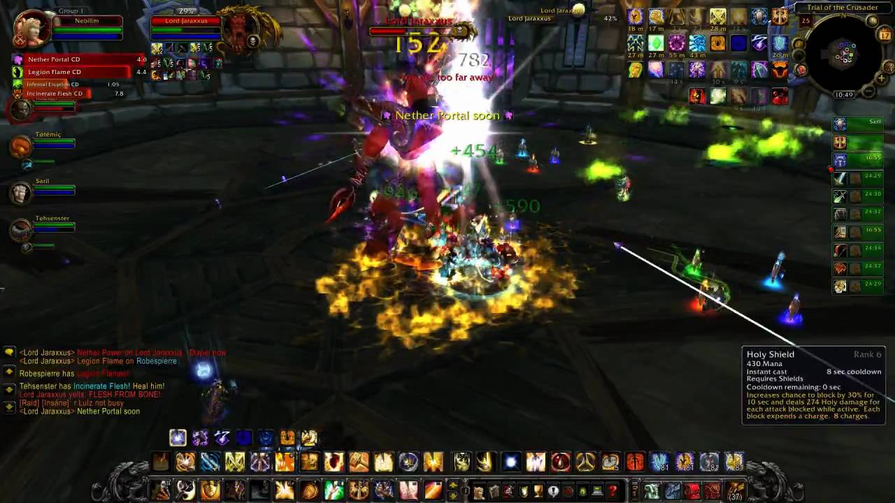 World of Warcraft - Trial of the Crusader: Lord Jaraxxus (25-Man) - YouTube