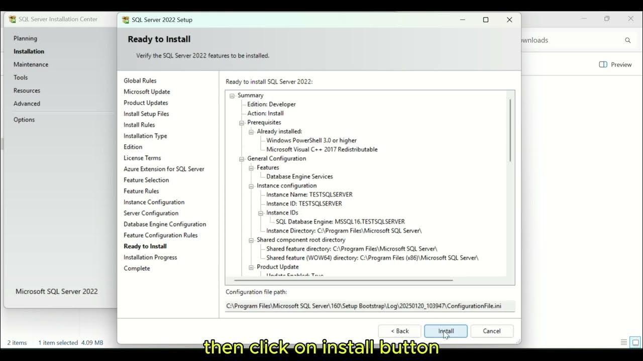 SQL Server Custom Installation & Removal Guide - YouTube