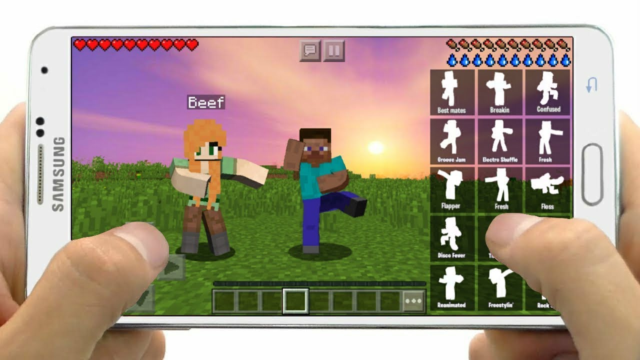 Emoticons Mod For Minecraft PE/Bedrock (Concepto) - YouTube