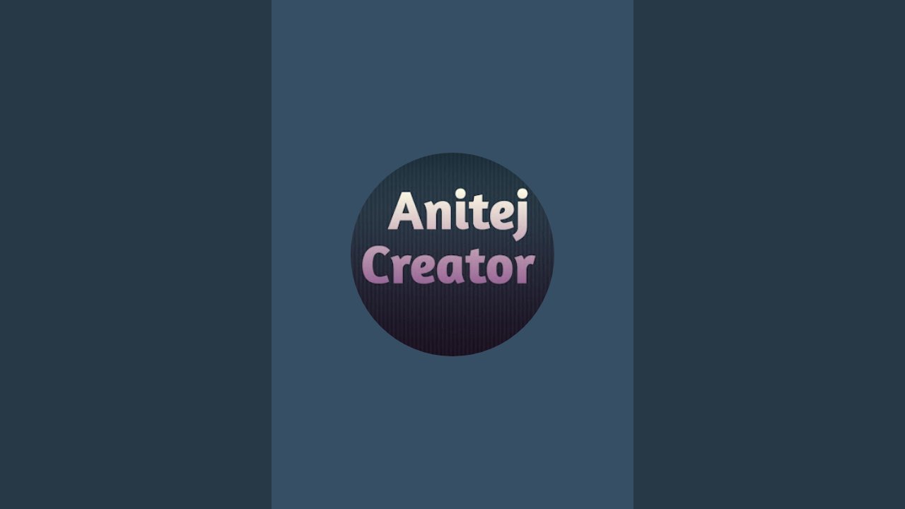 Anitej Creator is live - YouTube