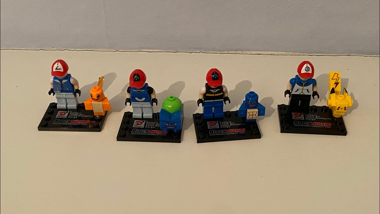 Fake Bootleg Lego Pokémon First Released Minifigure Sets from Dargo ...