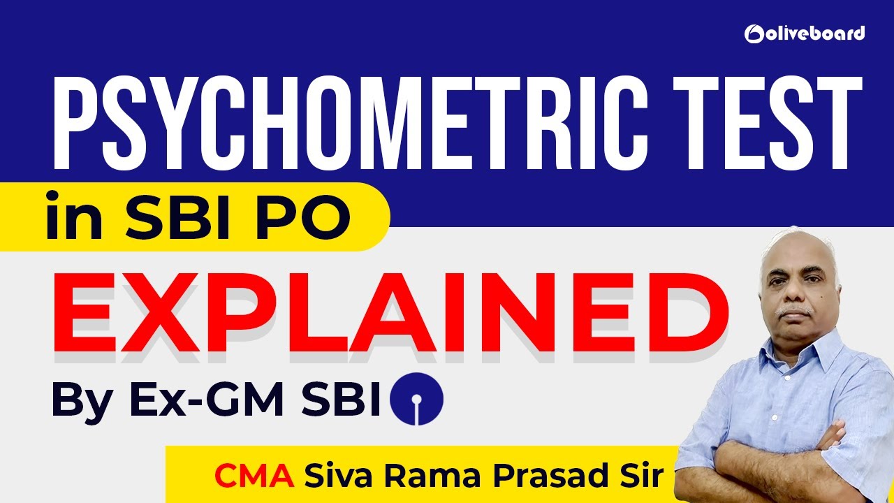 What is Psychometric Test in SBI PO 2022-23 | Explained By Ex- GM SBI ...