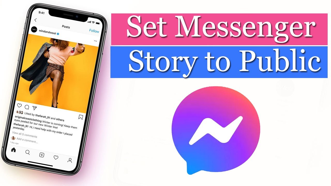 How to make messenger app story public or visible to everyone? - YouTube